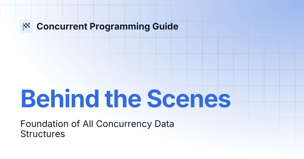 Behind the Scenes | Concurrent Programming Guide